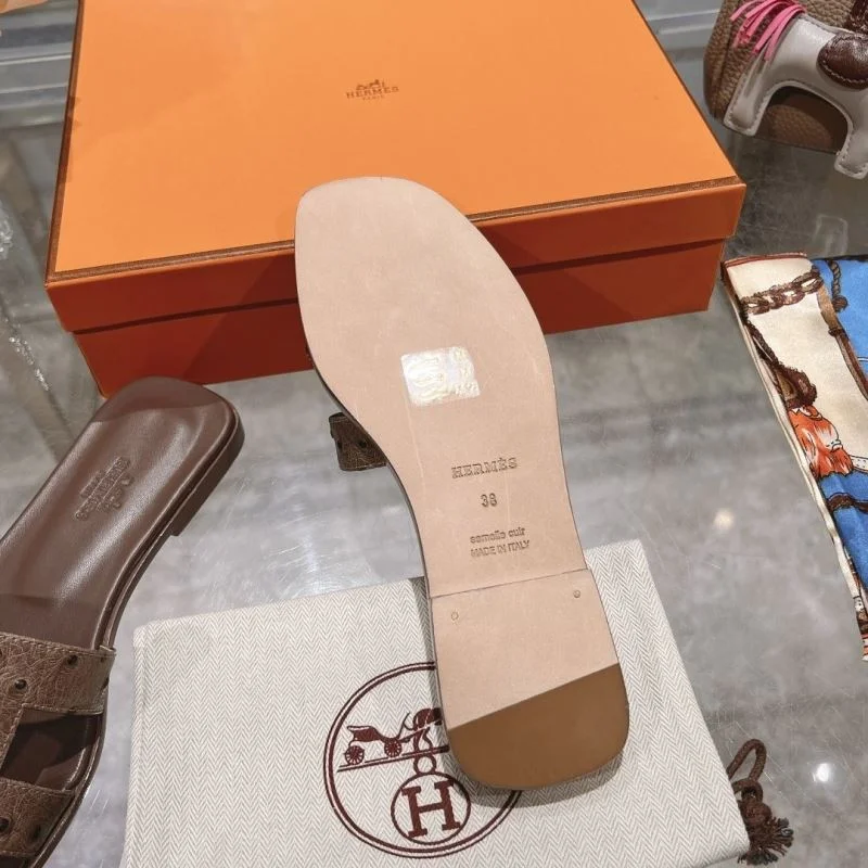 Real Hermes Slippers