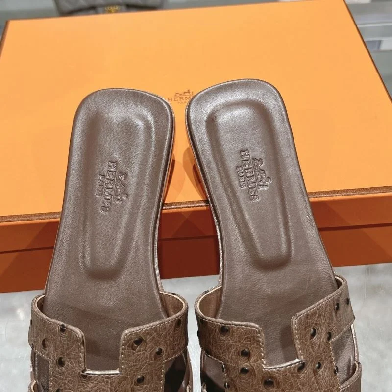 Real Hermes Slippers