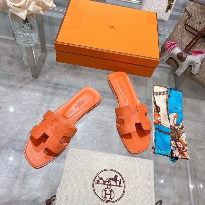 Real Hermes Slippers