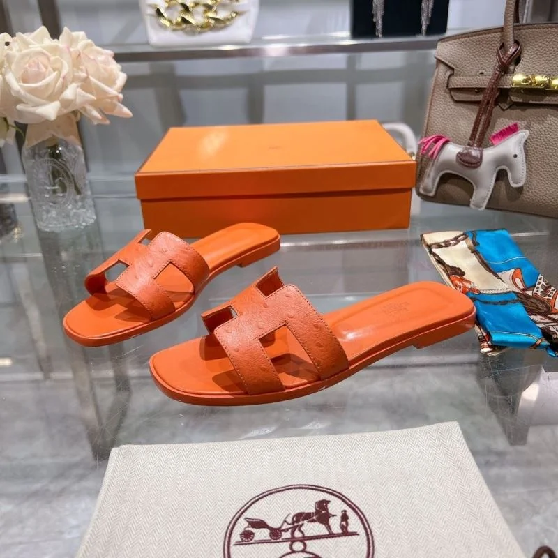 Real Hermes Slippers