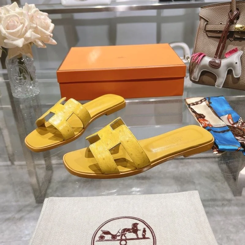 Value-priced Hermes Slippers