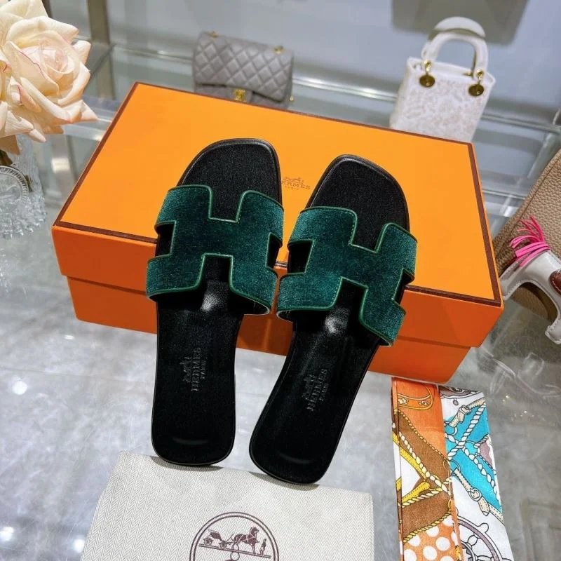 Indistinguishable Hermes Slippers