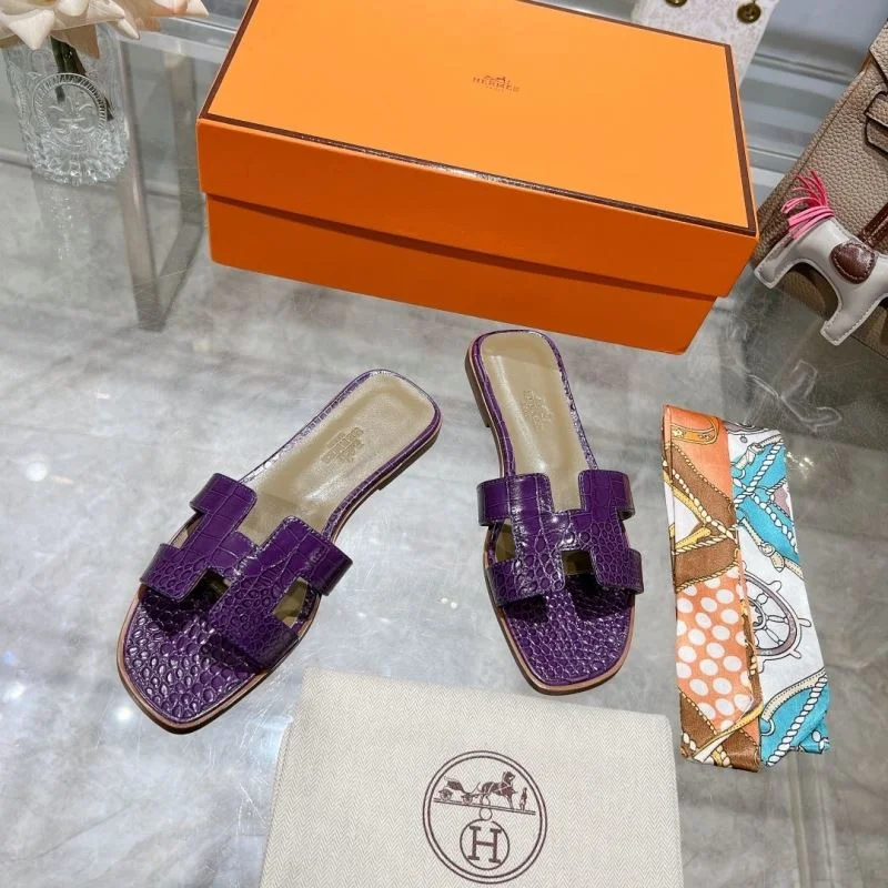 Indistinguishable Hermes Slippers