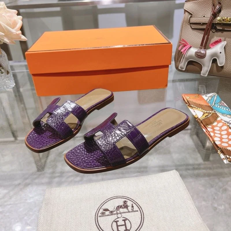 Indistinguishable Hermes Slippers