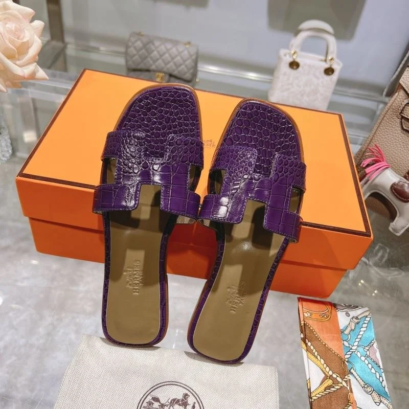 Indistinguishable Hermes Slippers