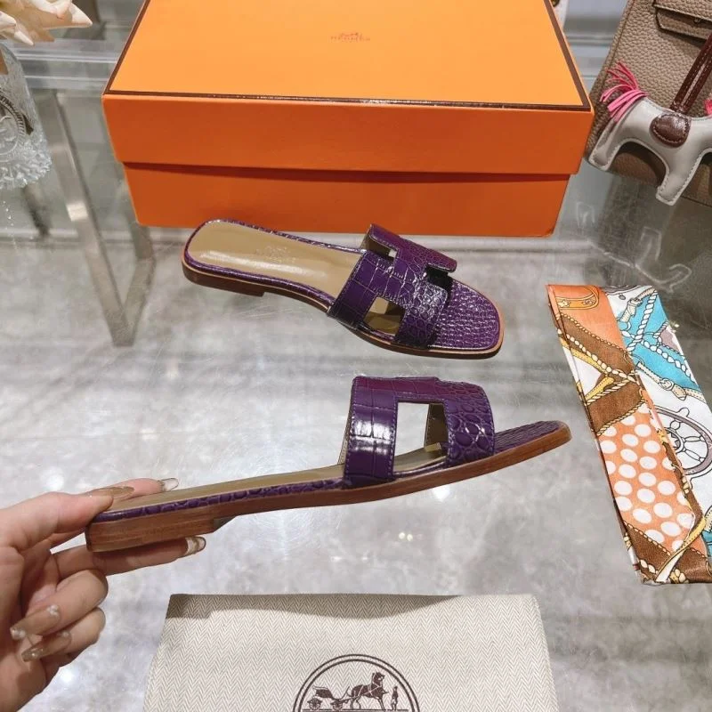 Indistinguishable Hermes Slippers