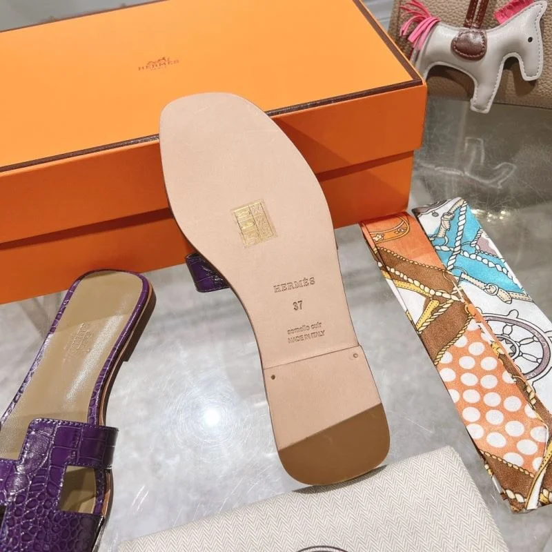 Indistinguishable Hermes Slippers