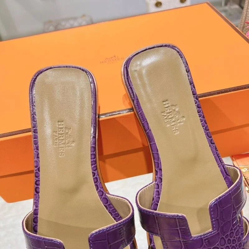 Indistinguishable Hermes Slippers