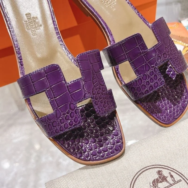 Indistinguishable Hermes Slippers