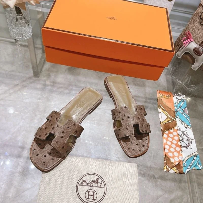 1:1 copy Hermes Slippers