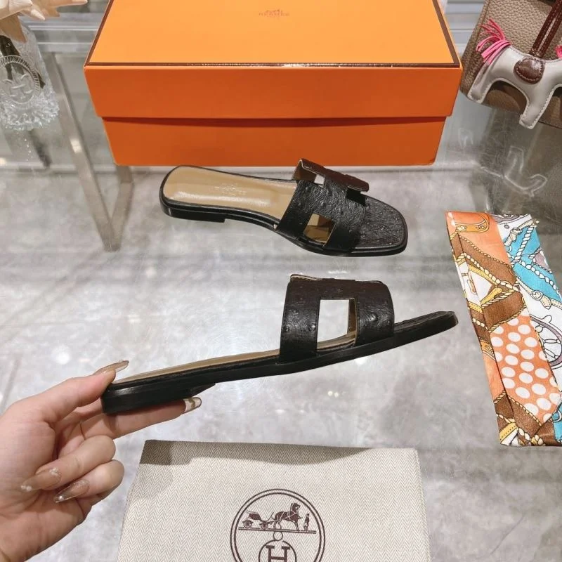 Authentic Hermes Slippers