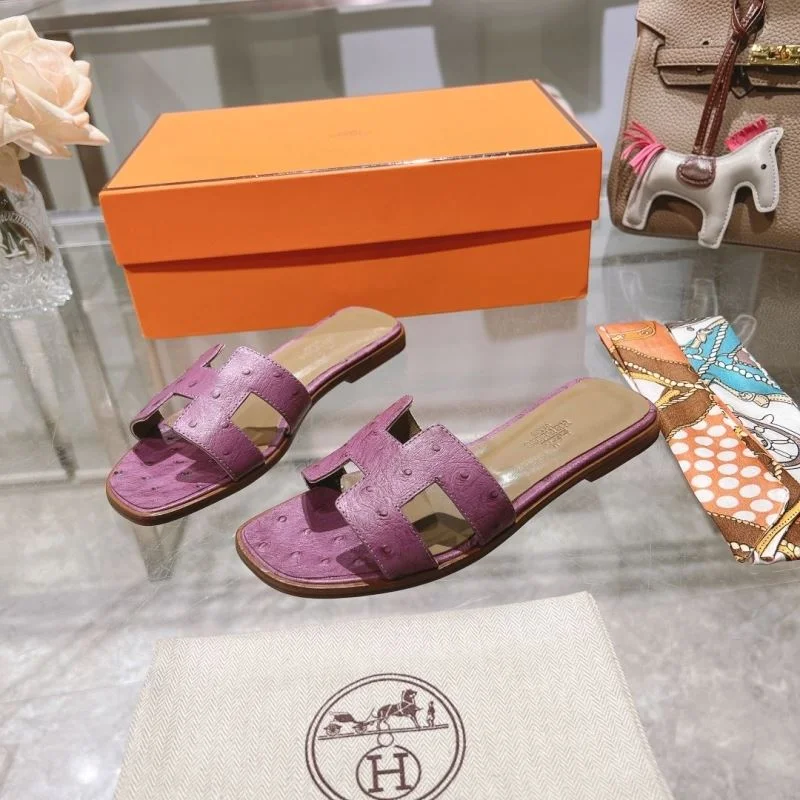 Brand-authenticated Hermes Slippers
