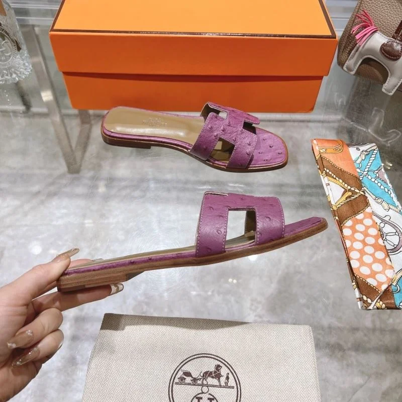 Brand-authenticated Hermes Slippers