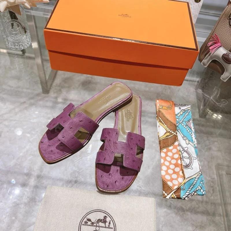 Brand-authenticated Hermes Slippers
