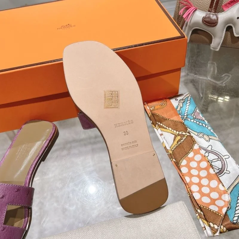 Brand-authenticated Hermes Slippers