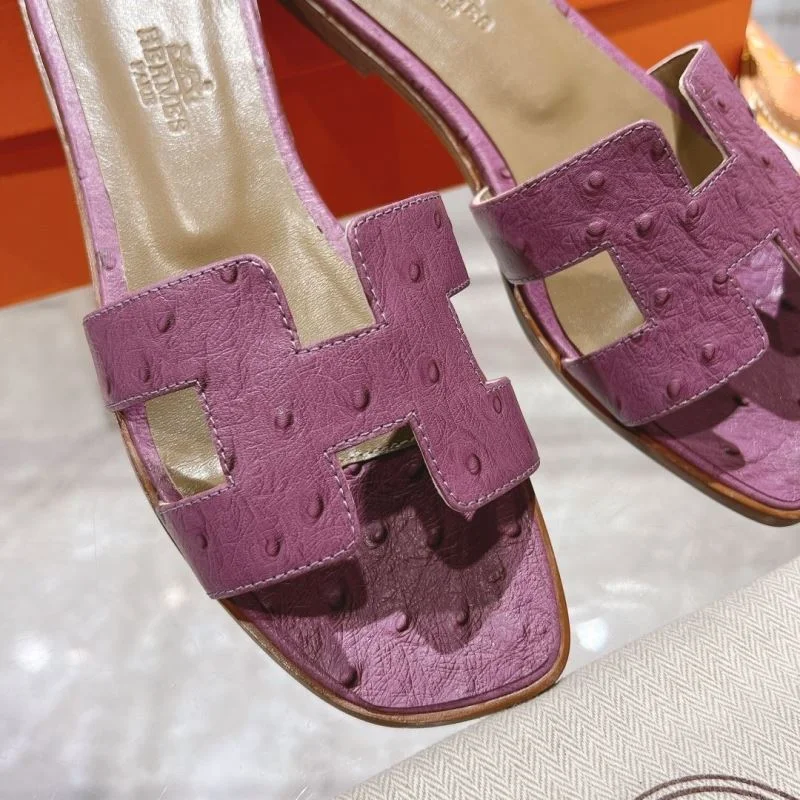 Brand-authenticated Hermes Slippers