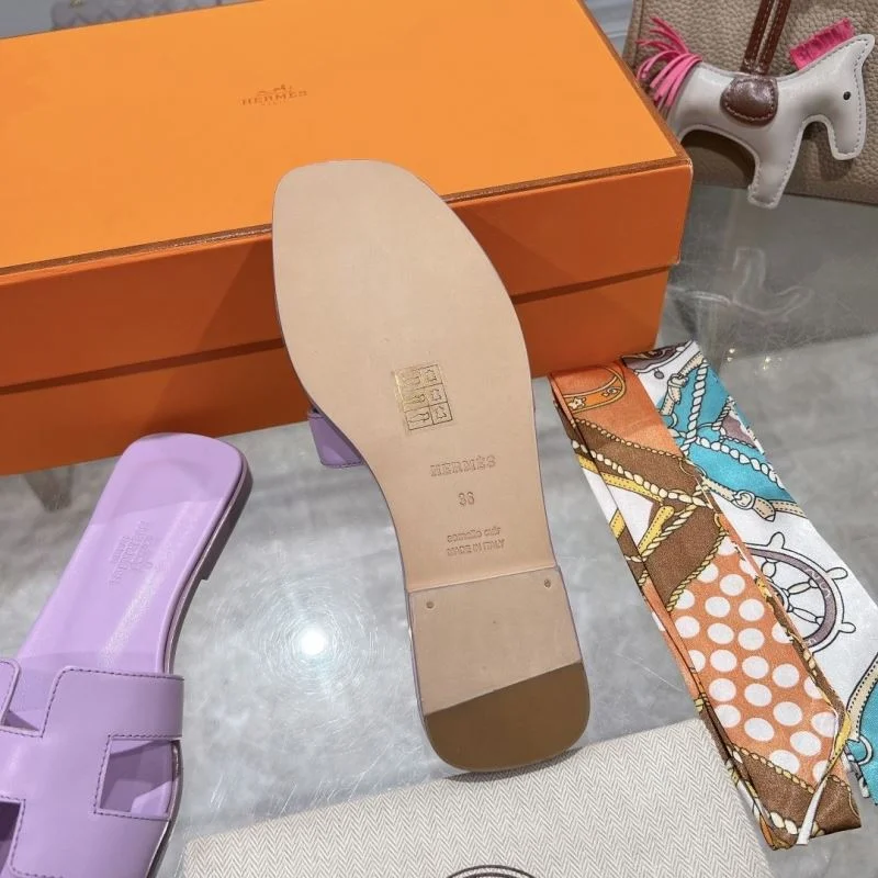 Indistinguishable Hermes Slippers