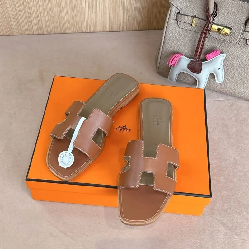 Mirror quality Hermes Slippers