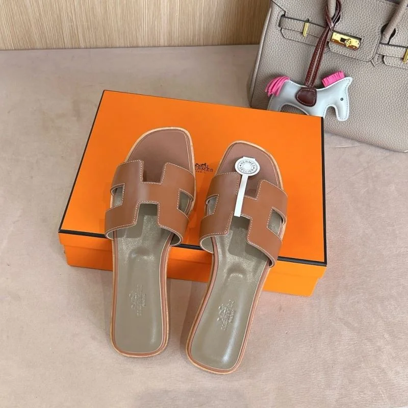 Mirror quality Hermes Slippers