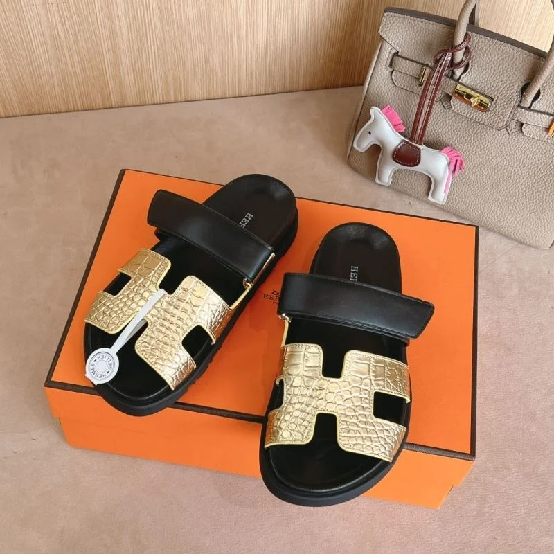 Real Hermes Slippers