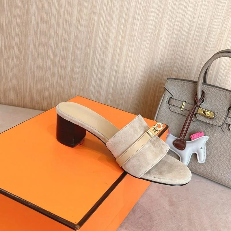 Real Hermes Slippers