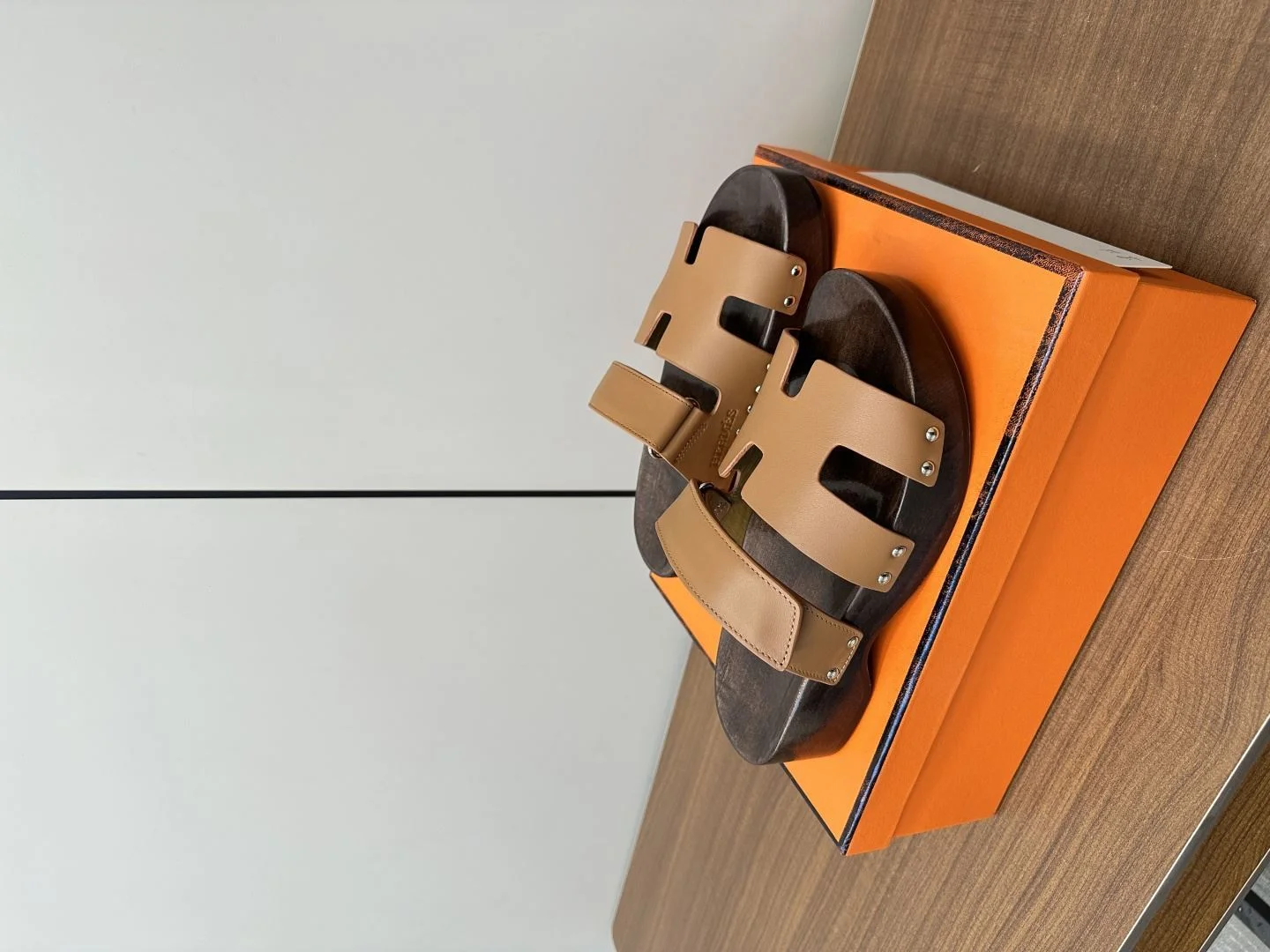Indistinguishable Hermes Slippers