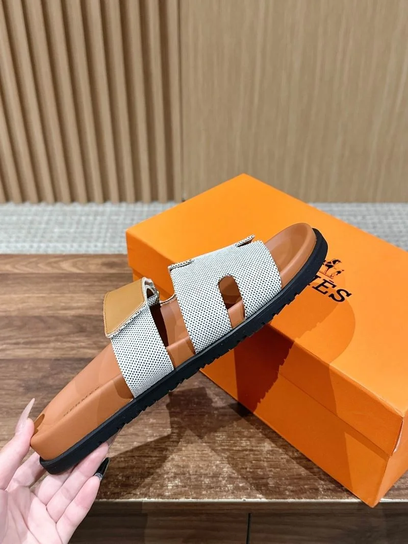 Indistinguishable Hermes Slippers