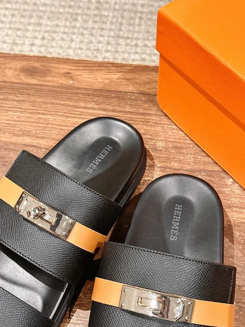 Brand-authenticated Hermes Slippers