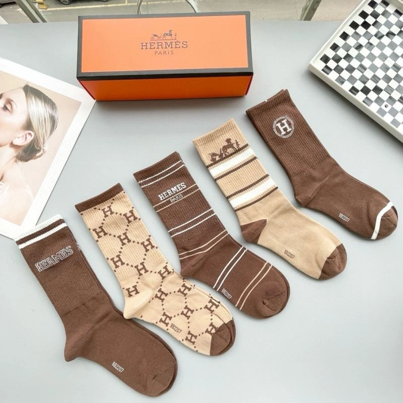 Brand-authenticated Hermes Socks