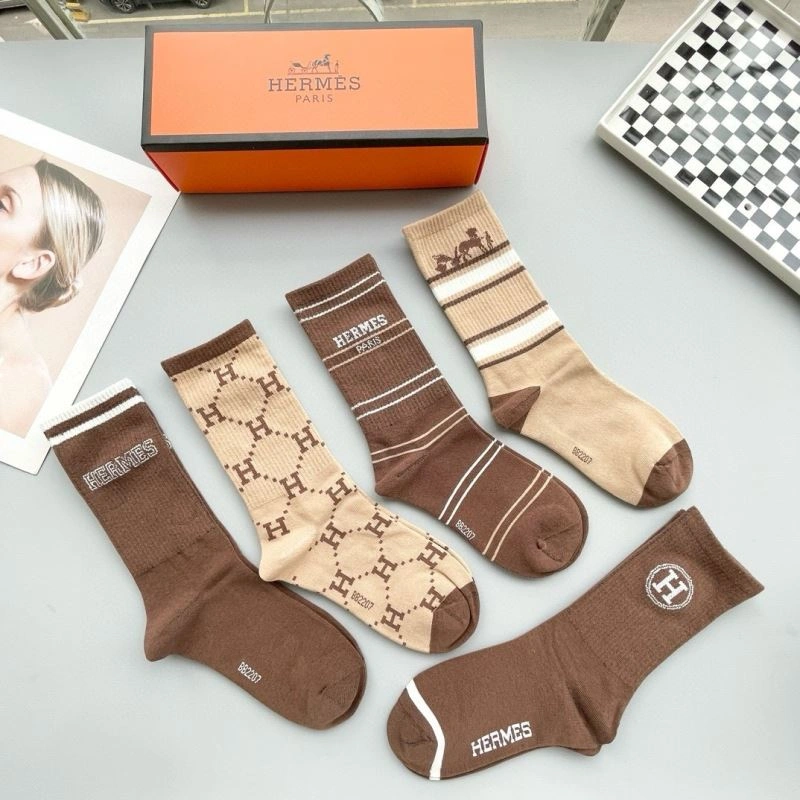 Brand-authenticated Hermes Socks
