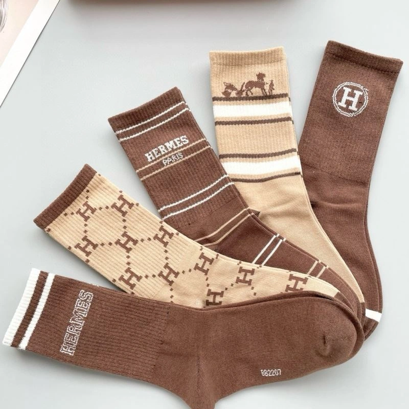 Brand-authenticated Hermes Socks