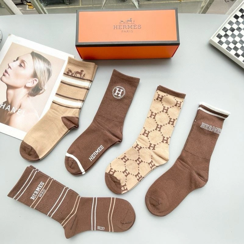 Brand-authenticated Hermes Socks