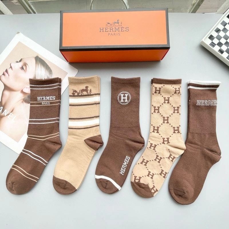 Brand-authenticated Hermes Socks