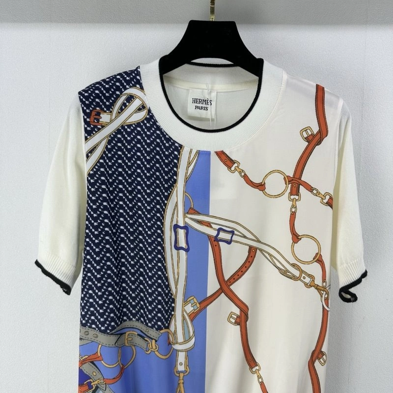 Precise copy Hermes T-Shirts