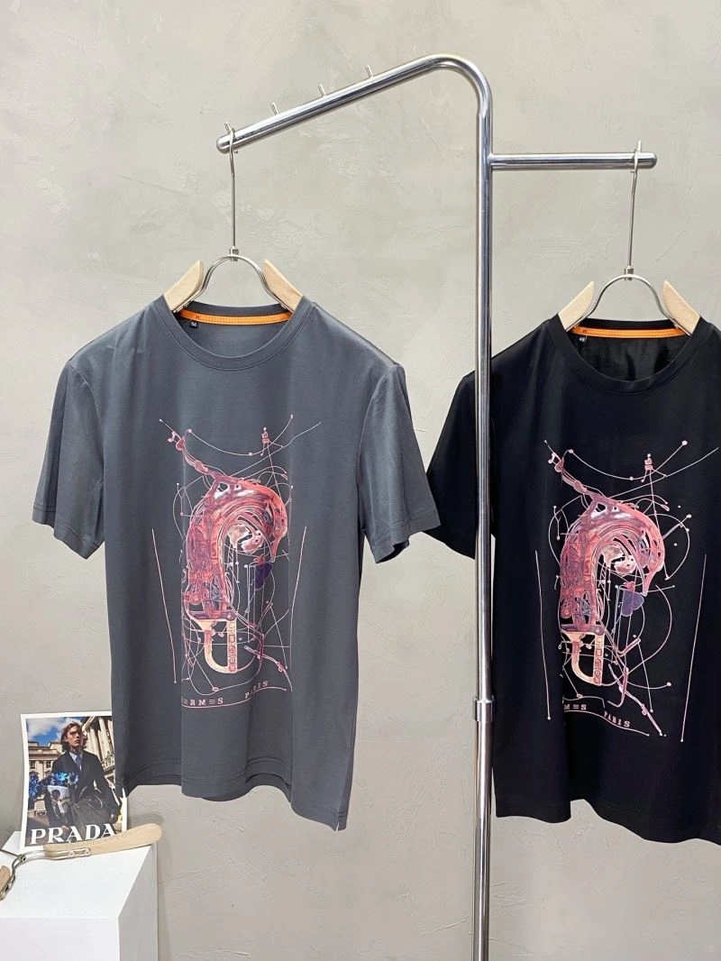 Precise copy Hermes T-Shirts