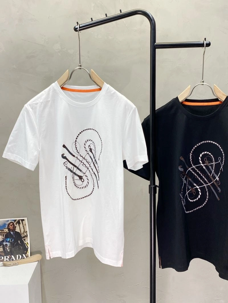 Exact replica Hermes T-Shirts