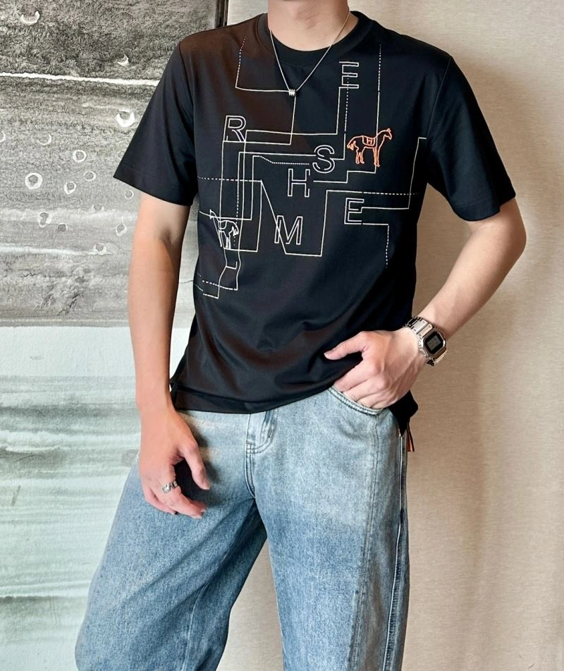 Precise copy Hermes T-Shirts