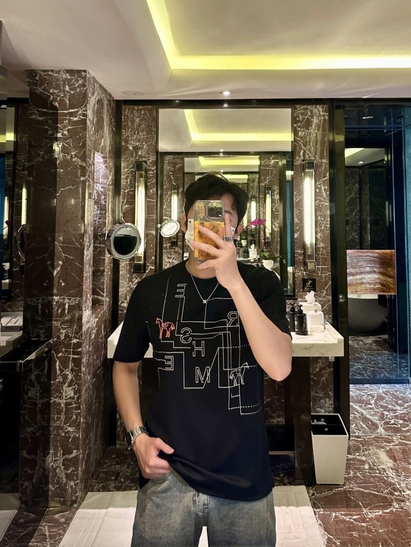 Precise copy Hermes T-Shirts