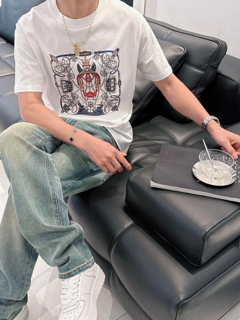 Precise copy Hermes T-Shirts