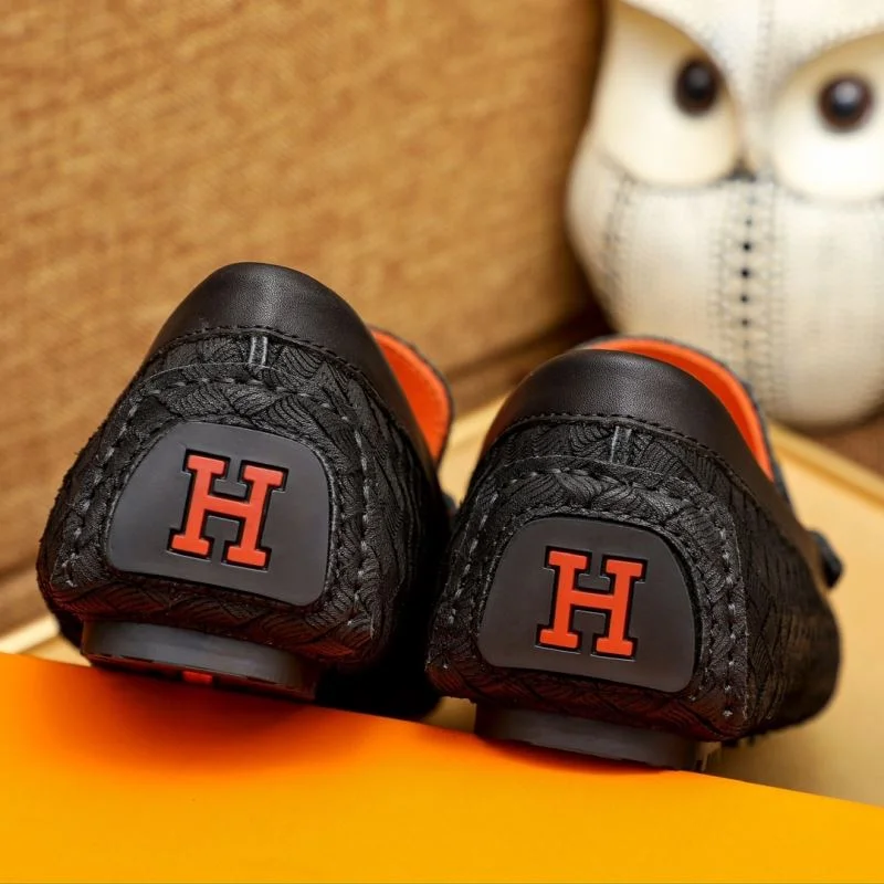 Brand-authenticated Hermes Tods Shoes