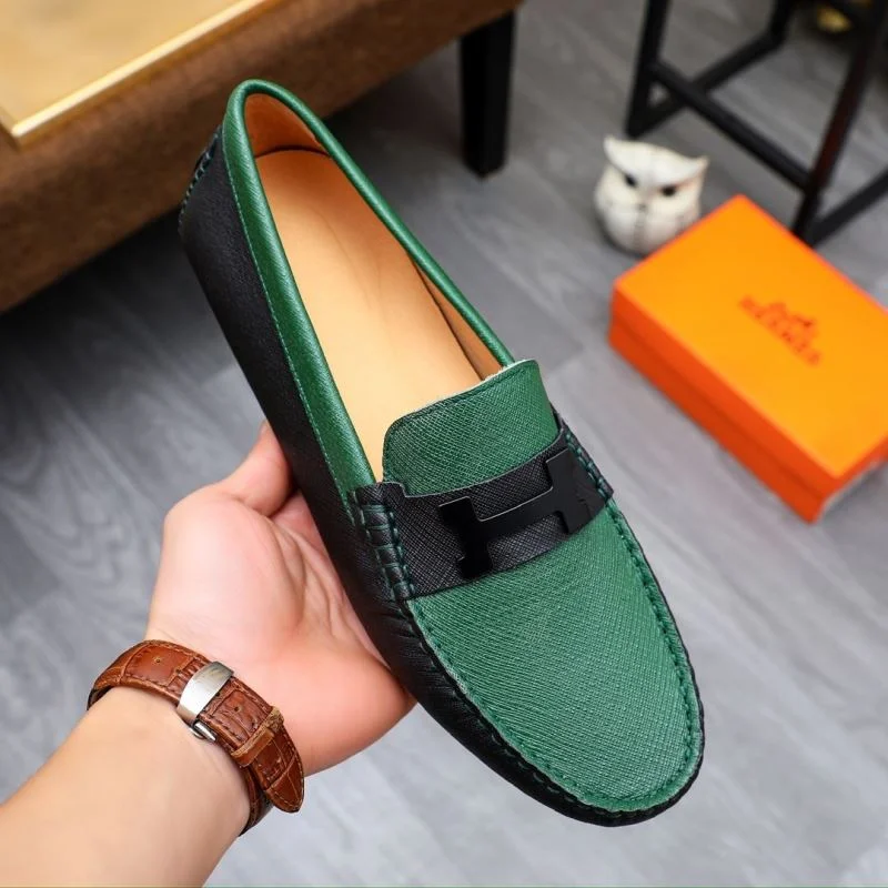 Brand-authenticated Hermes Tods Shoes