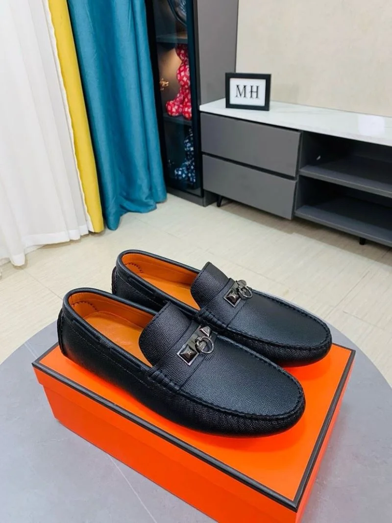 Brand-authenticated Hermes Tods Shoes