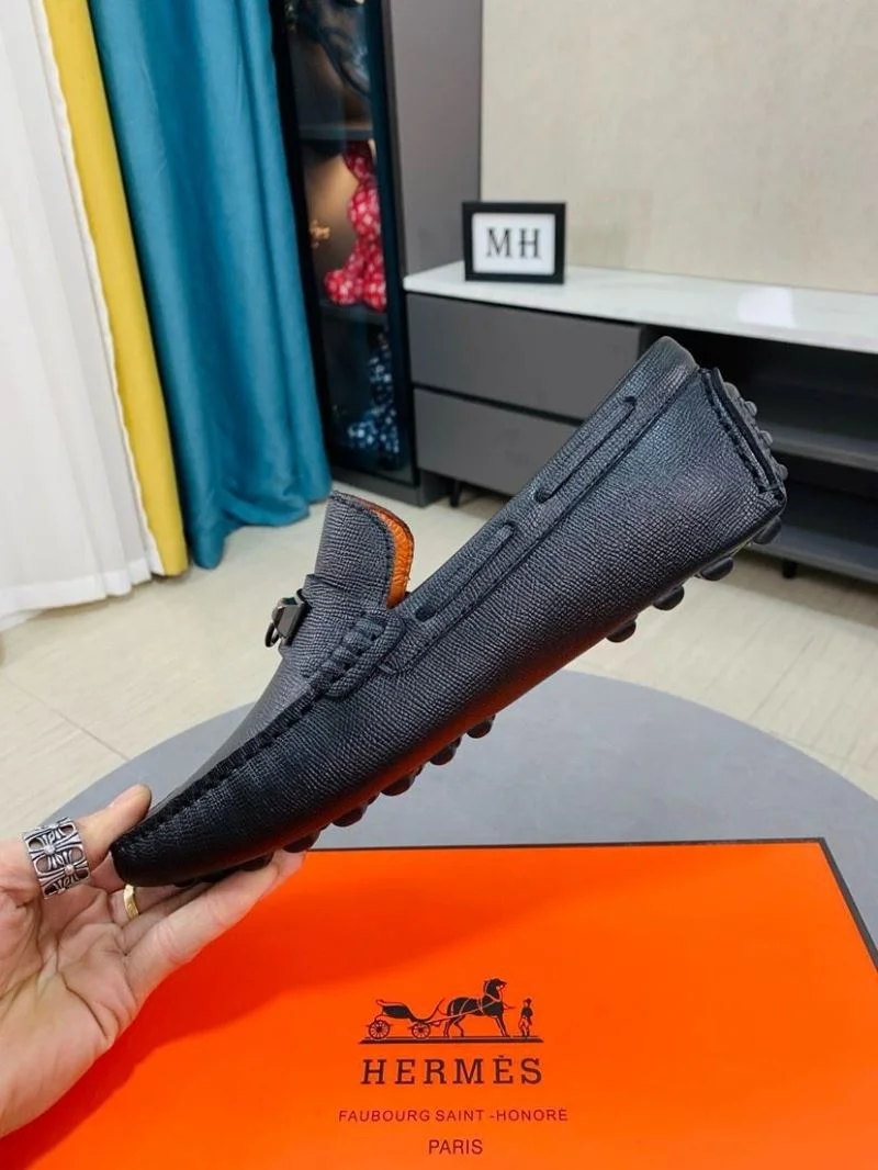 Brand-authenticated Hermes Tods Shoes