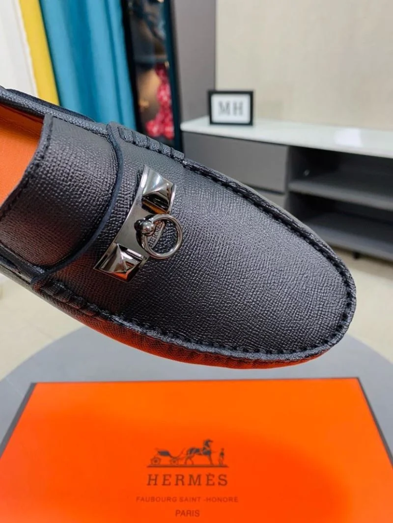 Brand-authenticated Hermes Tods Shoes