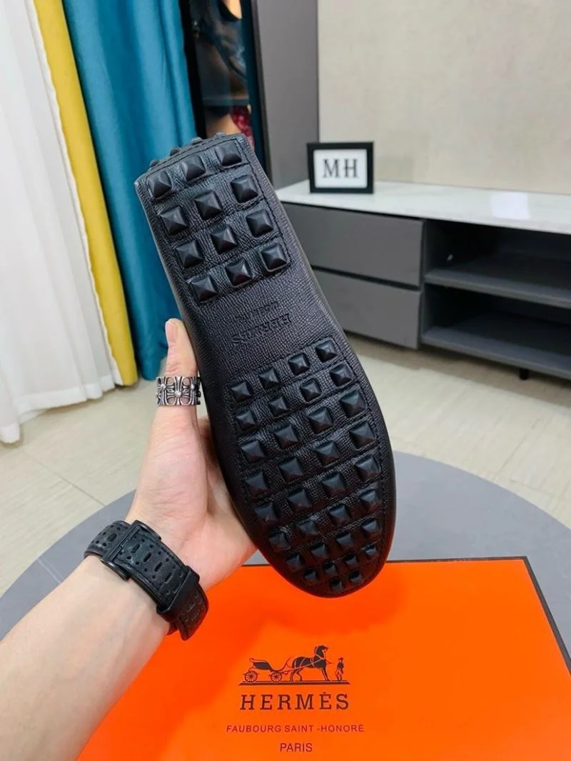 Brand-authenticated Hermes Tods Shoes