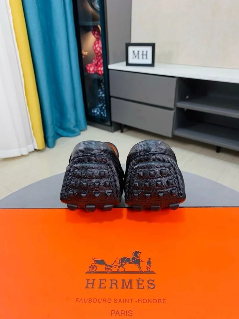 Brand-authenticated Hermes Tods Shoes