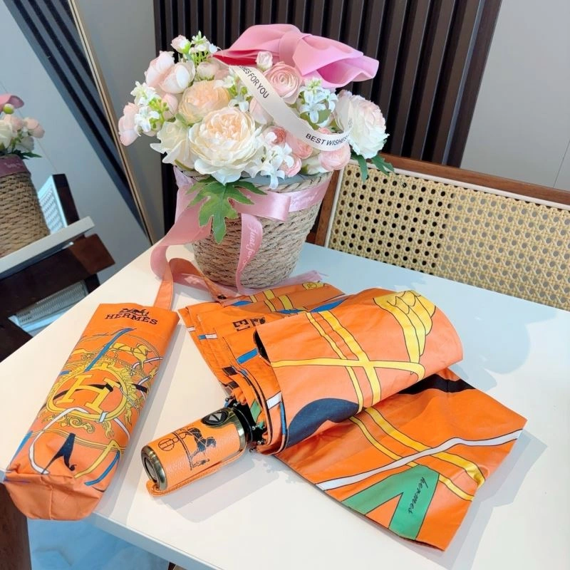 Brand-authenticated Hermes Umbrella