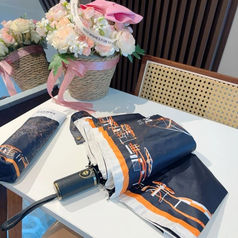 Brand-authenticated Hermes Umbrella