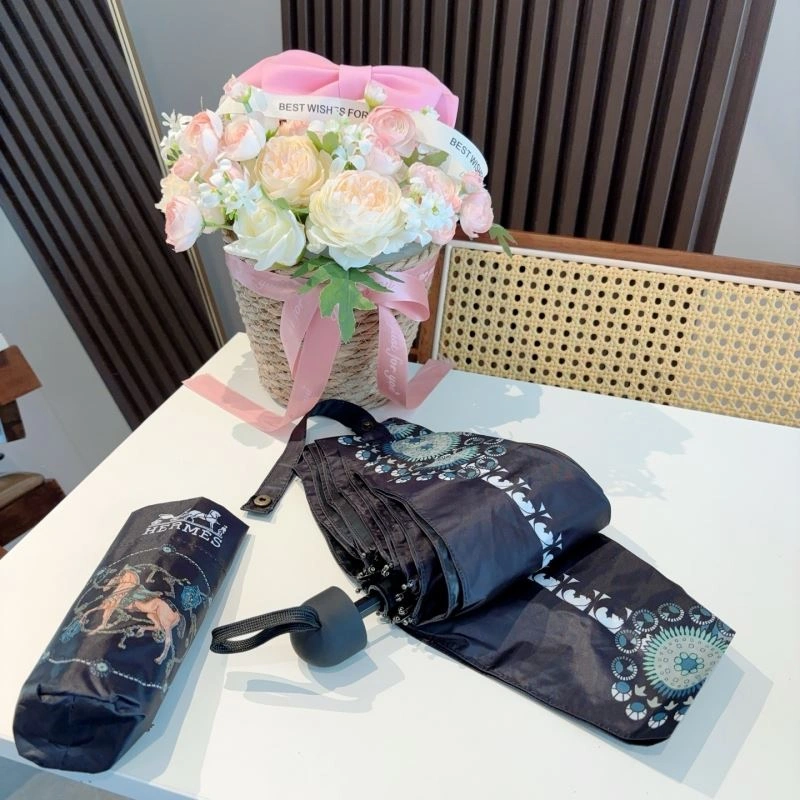 Brand-authenticated Hermes Umbrella