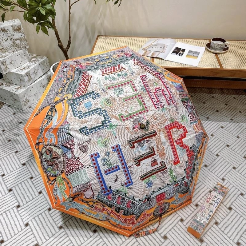 Brand-authenticated Hermes Umbrella